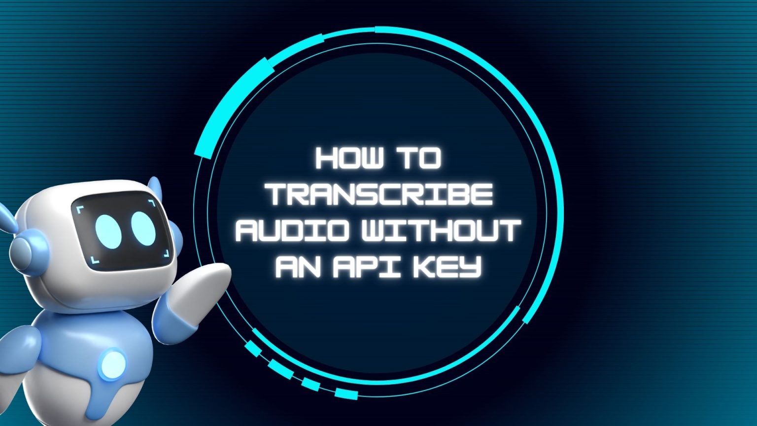 How to Transcribe Audio Without an API Key - Vomo