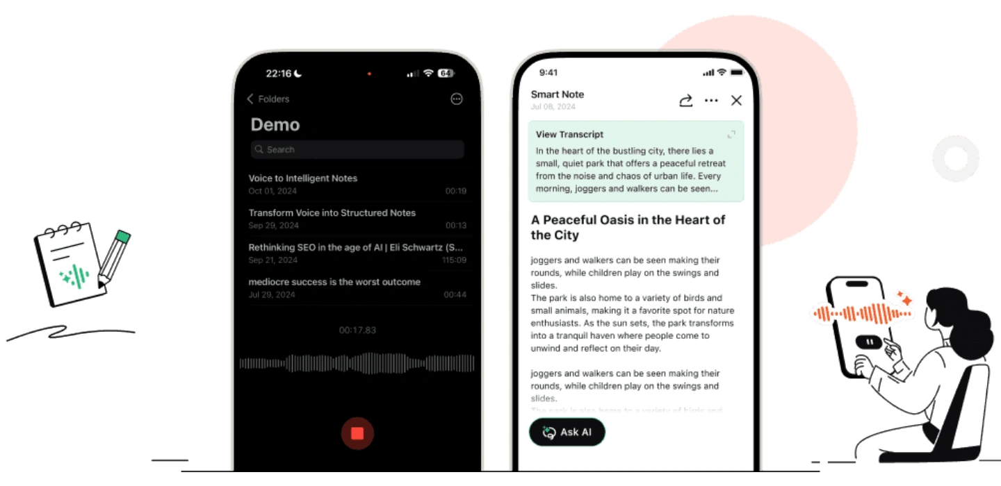 VOMO – AI Meeting Notetaker & Audio/Video Transcription