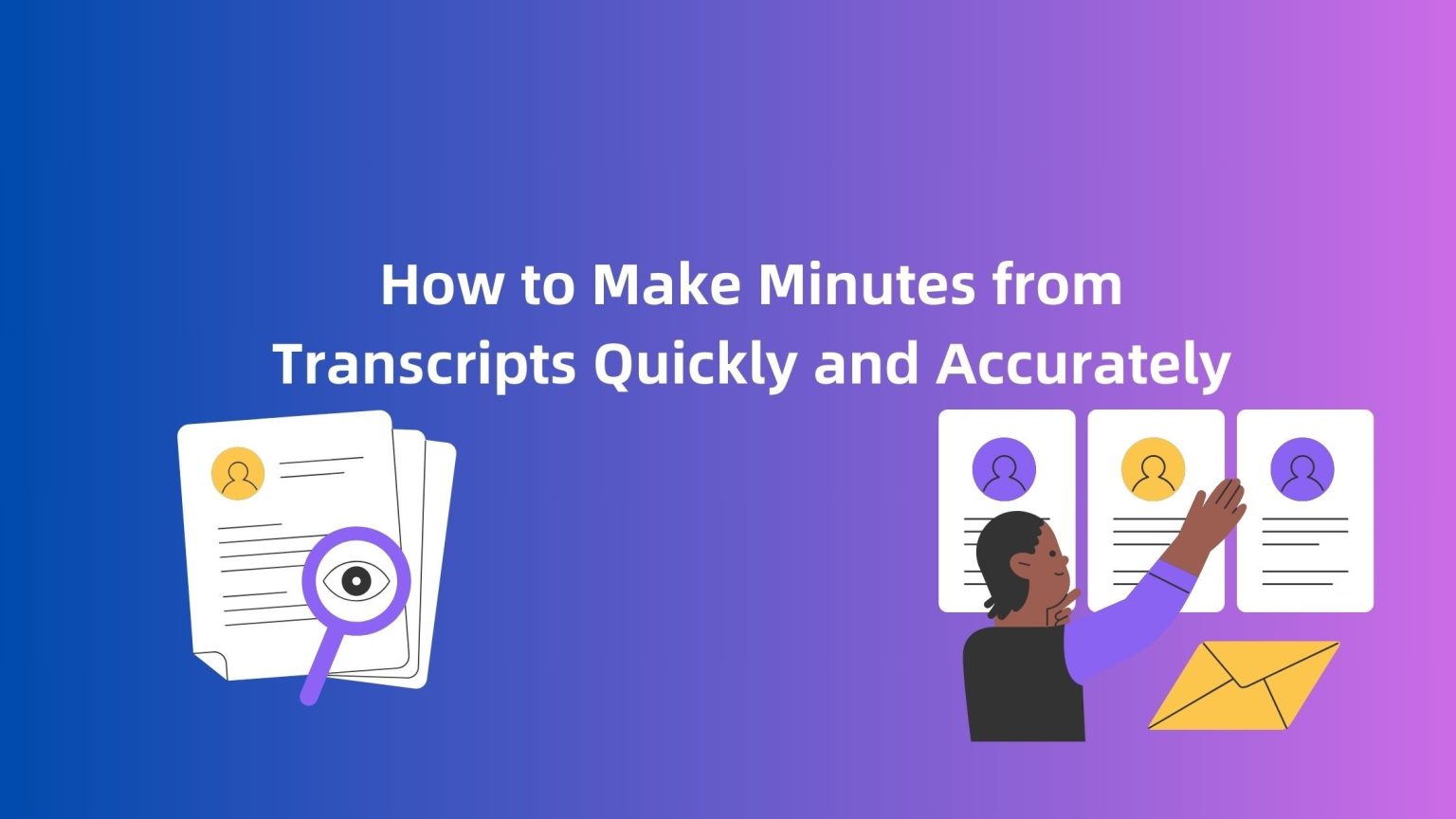 How to Make Minutes from Transcripts Quickly and Accurately - Vomo