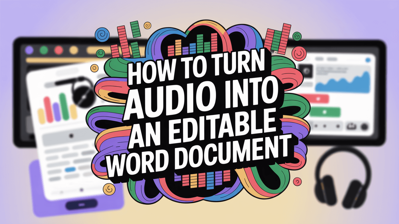 How to Turn Audio into an Editable Word Document